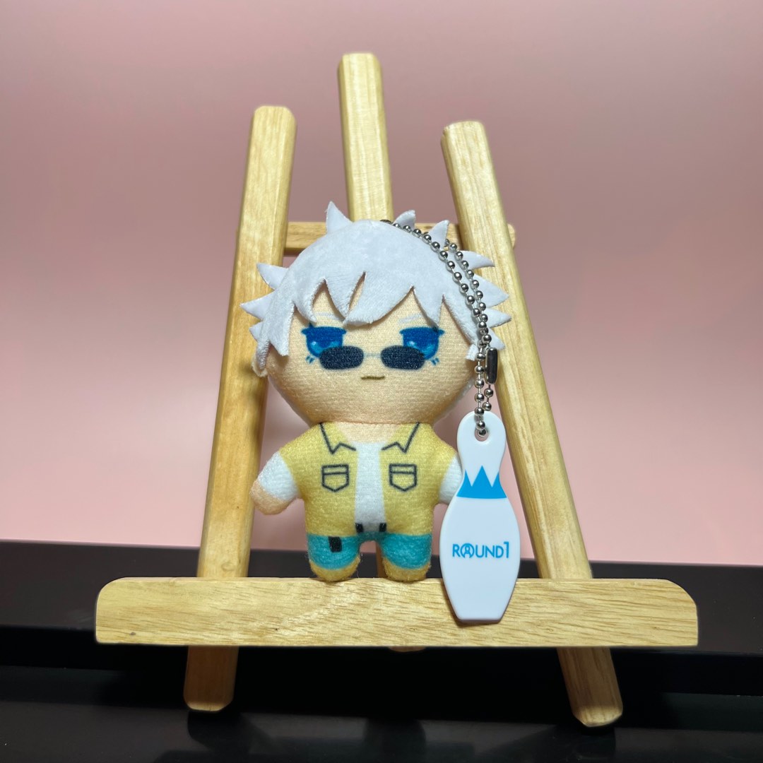 Jujutsu Kaisen x Round 1 Collaboration Satoru Gojo Mini Mascot Plush 3. ...