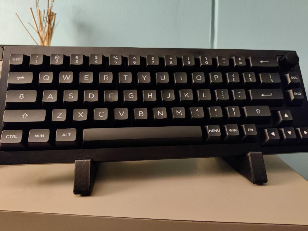 Keychron Q2 black Fully built and modded, includes mango matcha keycaps from drop, includes ...