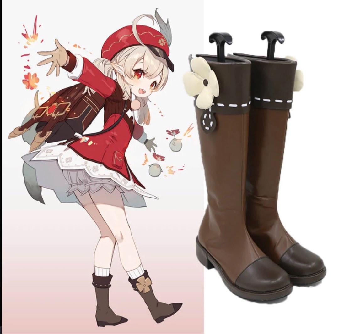 Klee cosplay boots!, Hobbies & Toys, Memorabilia & Collectibles, J-pop ...