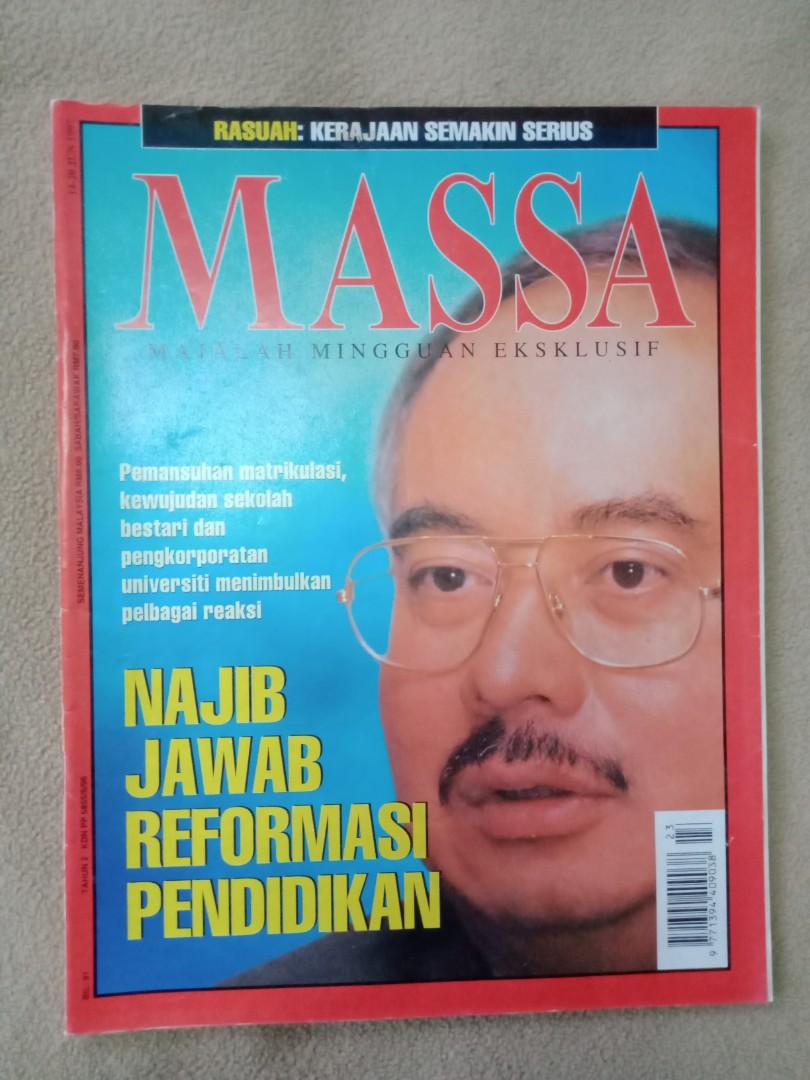 Kombo Najib Razak Majalah Massa 1997 & 2004, Hobbies & Toys, Books ...