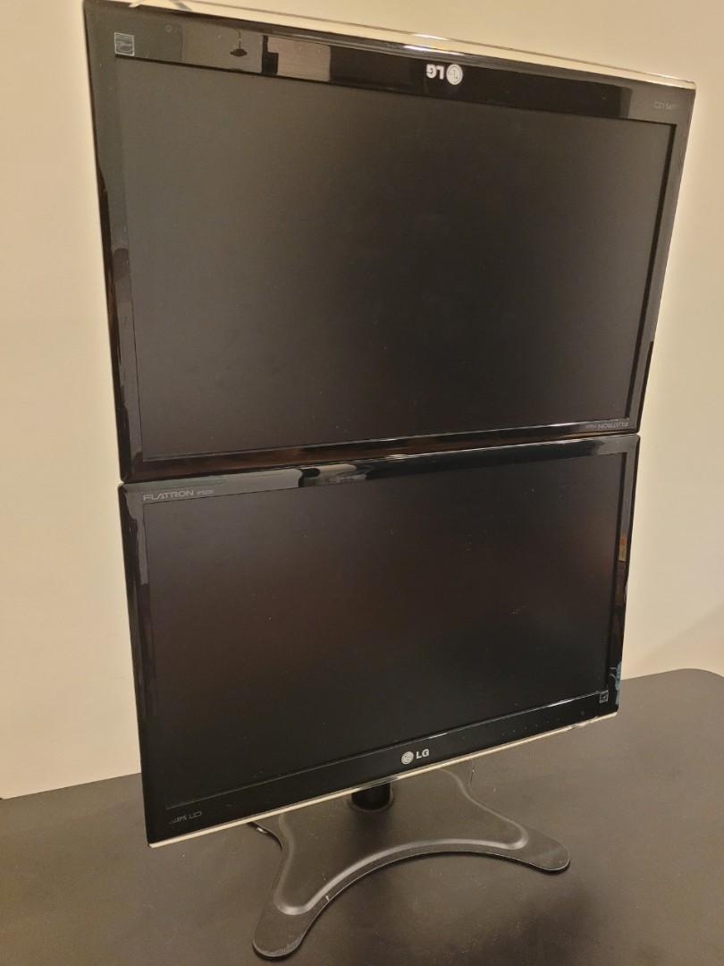 LG Dual monitor, Computers & Tech, Parts & Accessories, Monitor Screens ...