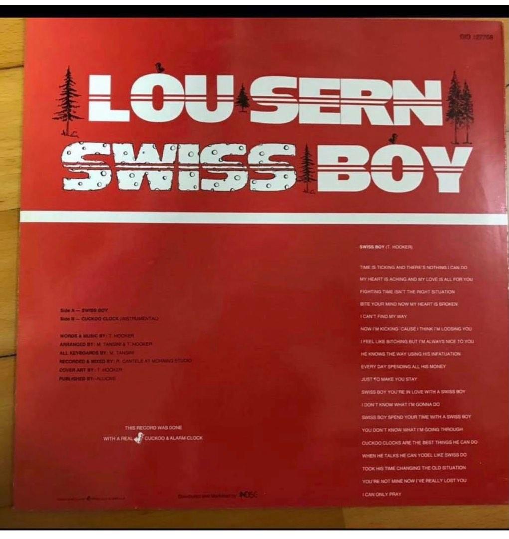 LOU SERN SWISS BOY黑膠, 興趣及遊戲, 音樂樂器 & 配件, 音樂與媒體 - 黑膠碟 - Carousell