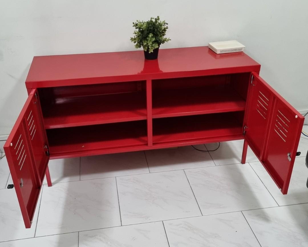 Low height steel cabinet, Furniture & Home Living, Furniture, Shelves ...