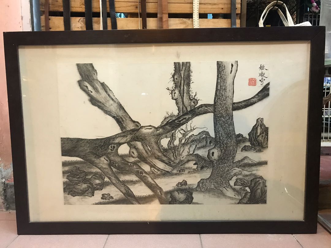 Lukisan / frame / gambar / dekorasi / deco, Furniture & Home Living ...