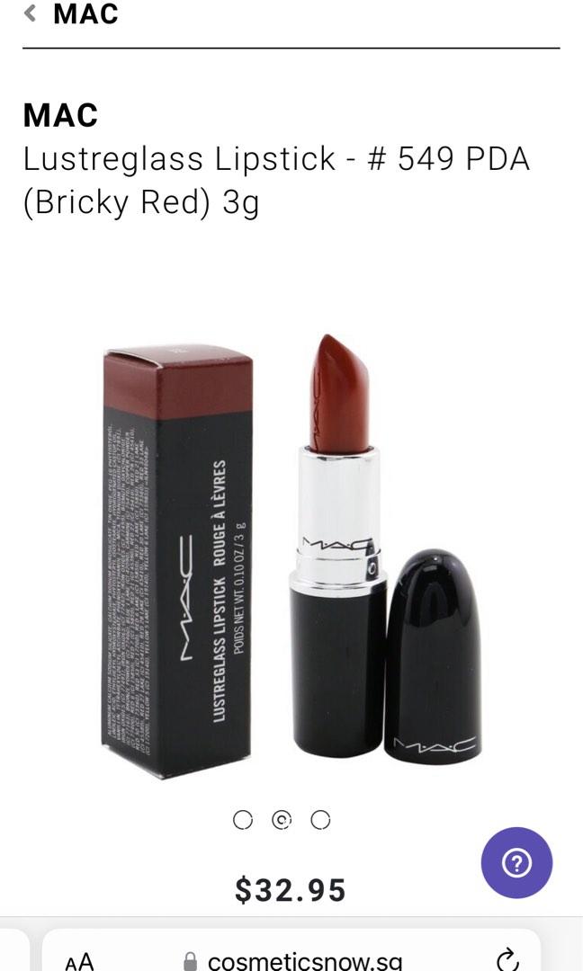 MAC Lustreglass Sheer-Shine Lipstick, Beauty & Personal Care, Face ...