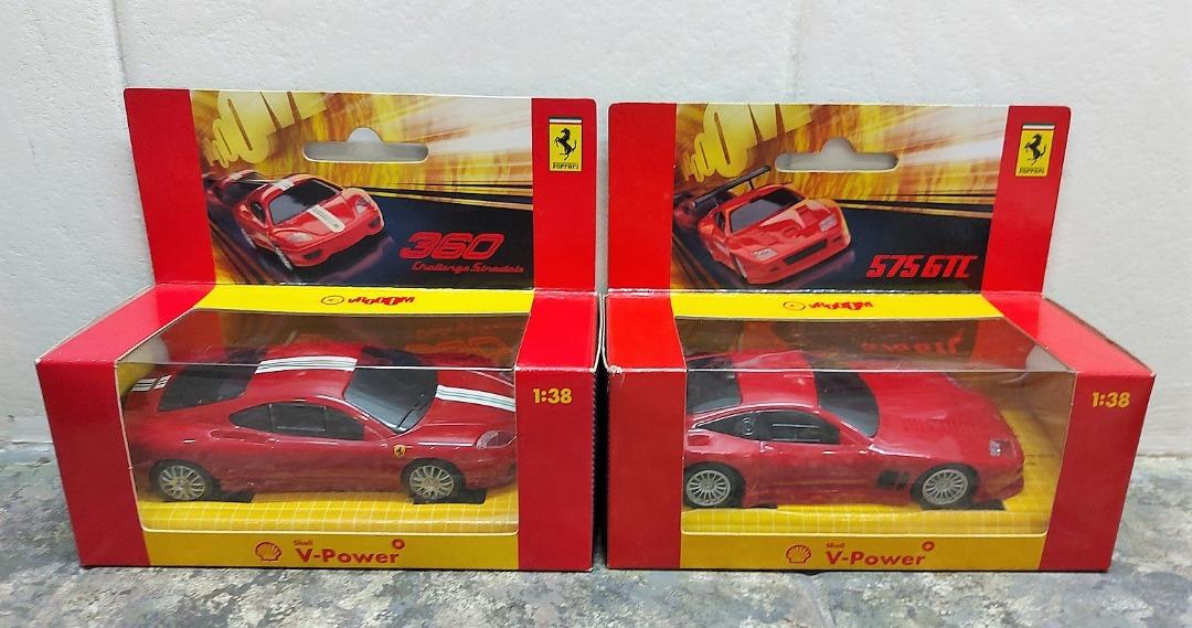 Mattel Hot Wheels Shell V-Power Complete1/38 Scale Promotional Car Set ...