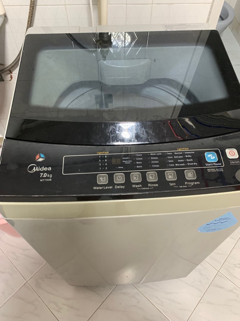 midea 7kg, TV & Home Appliances, Washing Machines and Dryers on Carousell