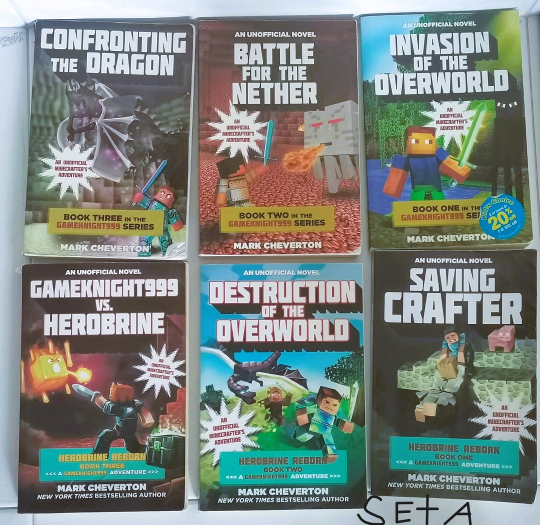 Minecraft books, Hobbies & Toys, Books & Magazines, Fiction & Non ...