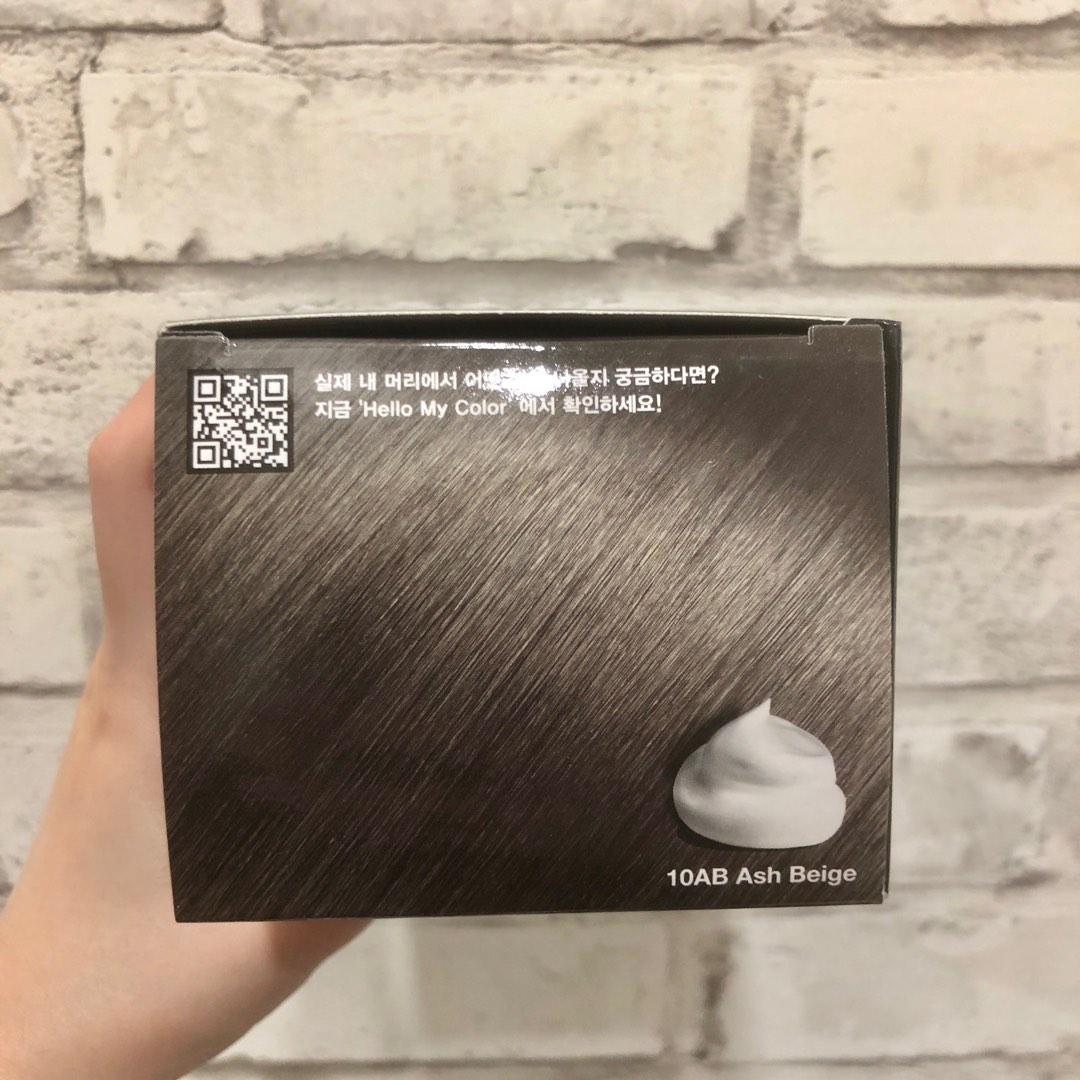 Mise En Scene Hello Bubble Foam Color Hair Dye - 10AB Ash Beige, Beauty ...