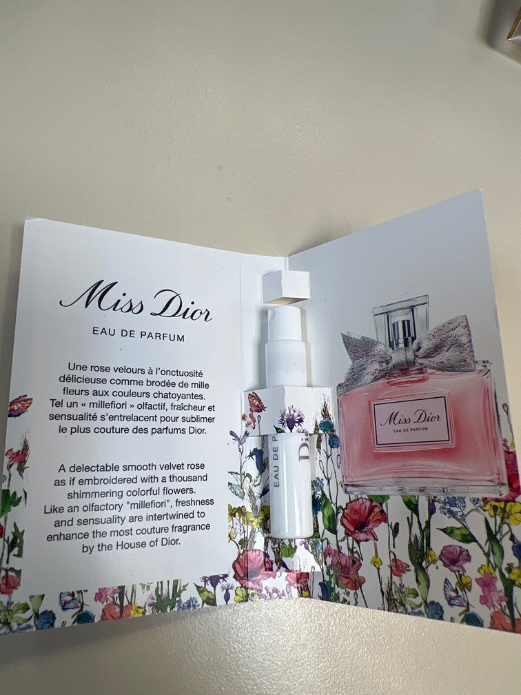 Miss Dior Eau de parfum sample, 美容＆化妝品, 健康及美容 - 香水＆香體噴霧 - Carousell