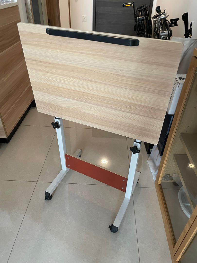 Mobile Computer Workstation Adjustable Desksreadystock Computer table ...