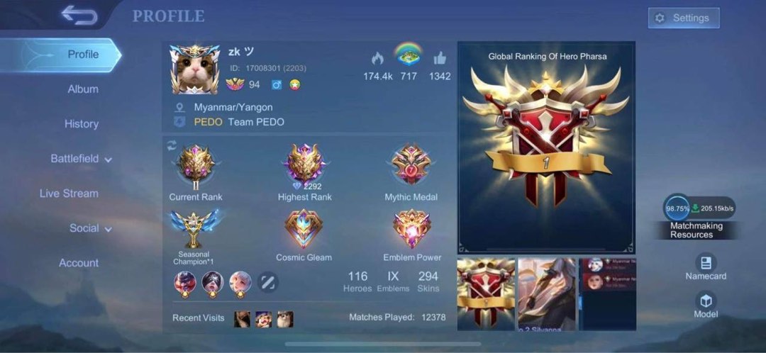 Mobile Legends Account, Video Gaming, Gaming Accessories, In-Game ...