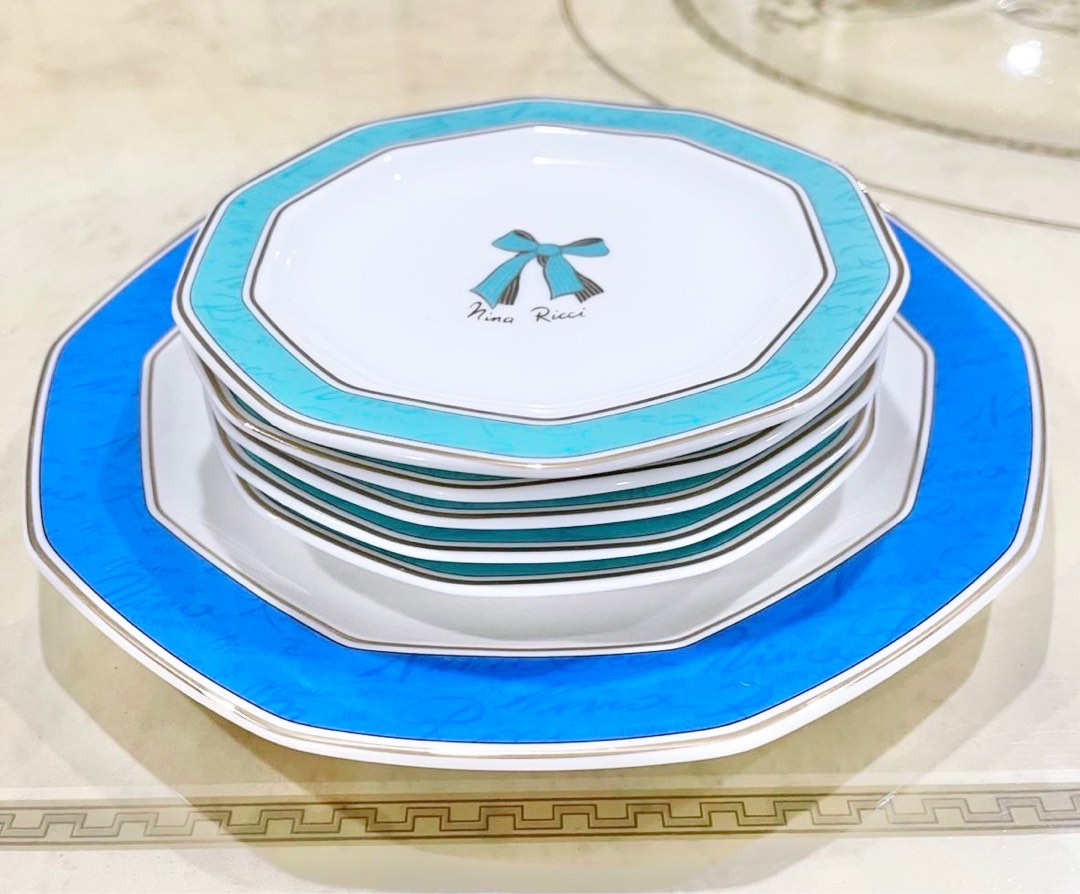 Nina Ricci cake plate set, Furniture & Home Living, Kitchenware ...