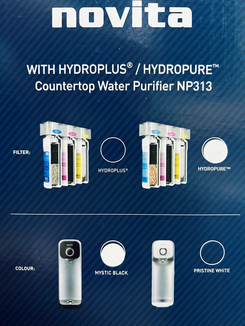NOVITA NP313 BLACK HYDROPURE NOVITA WATER PURIFIER, TV & Home ...