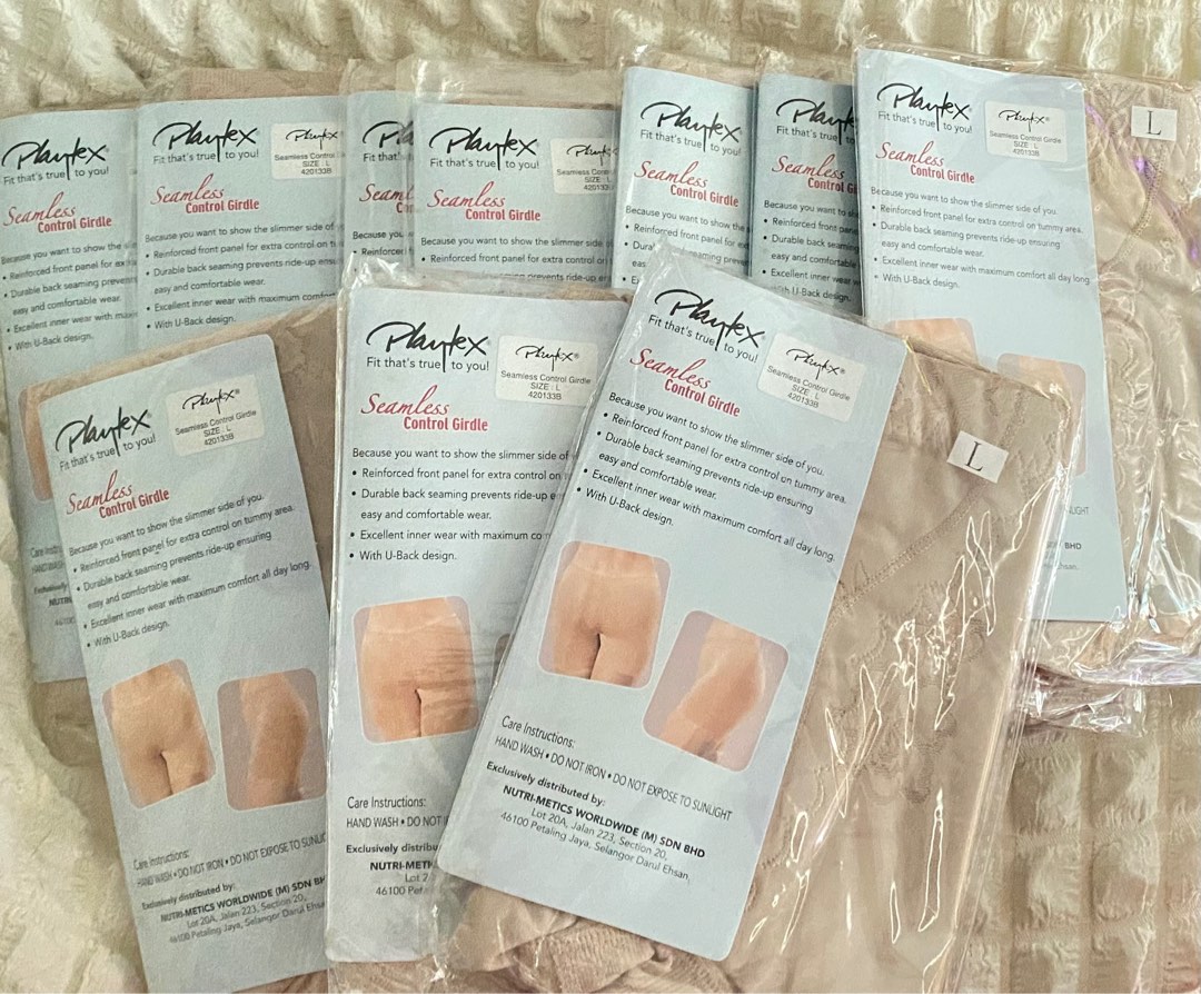 Nutrimetics Playtex Seamless Control Girdle, Women's Fashion, New ...