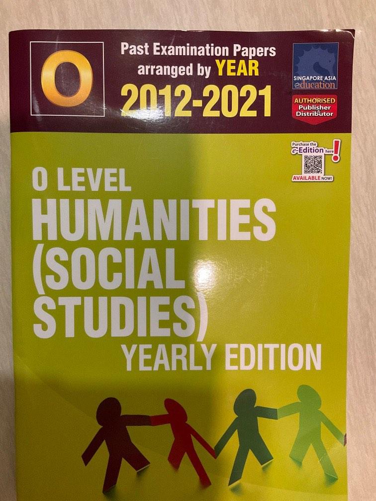 O LEVEL SOCIAL STUDIES YEARLY TYS 2012-2021, Hobbies & Toys, Books ...