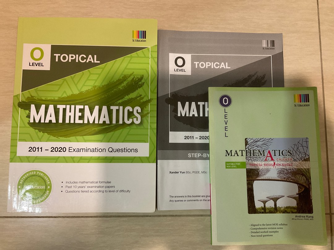 O LEVEL topical emath 2011-2020, Hobbies & Toys, Books & Magazines ...