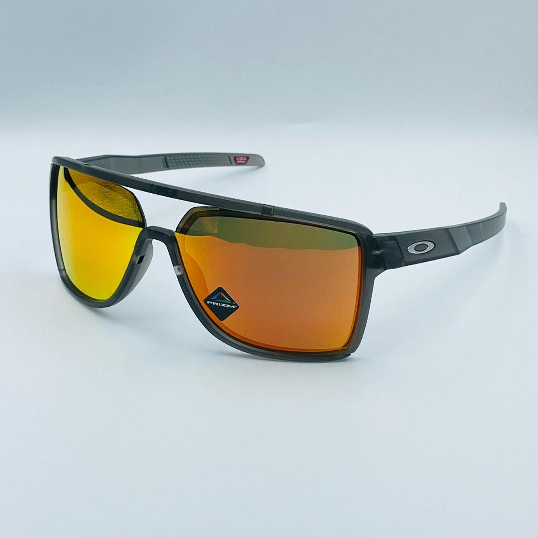 Oakley Castel Matte Grey Smoke Prizm Ruby, Men's Fashion, Watches ...