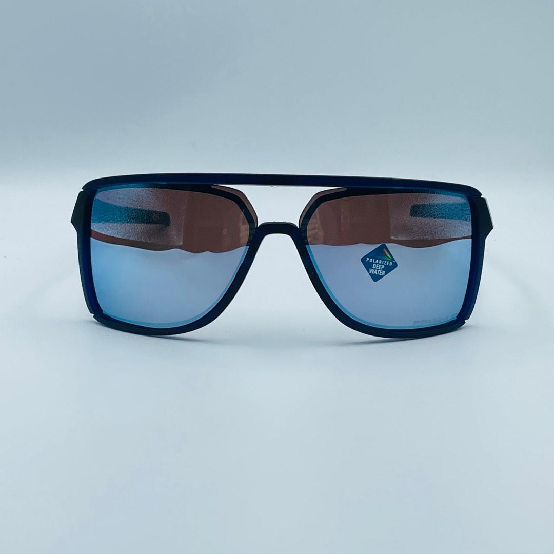 Oakley Castel Matte Translucent Blue Prizm Deep Water Polarized, Men's ...