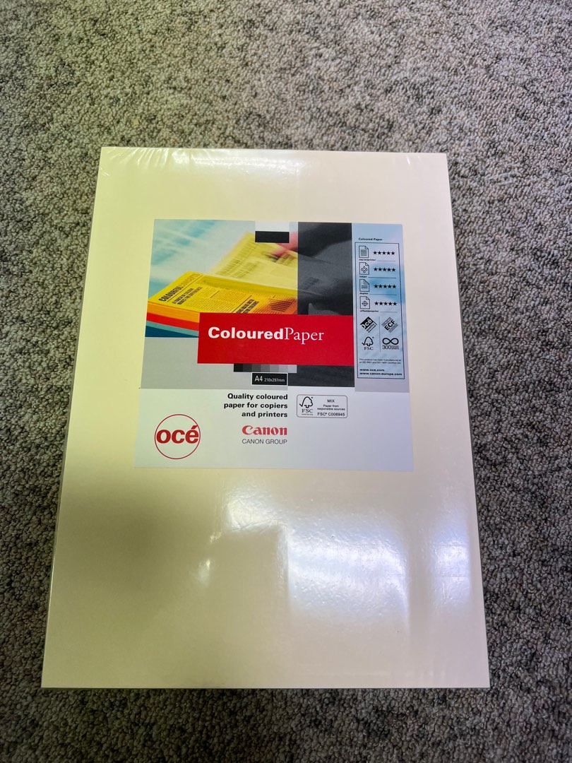 Oce Color paper 160gsm A4, Hobbies & Toys, Stationery & Craft, Other ...