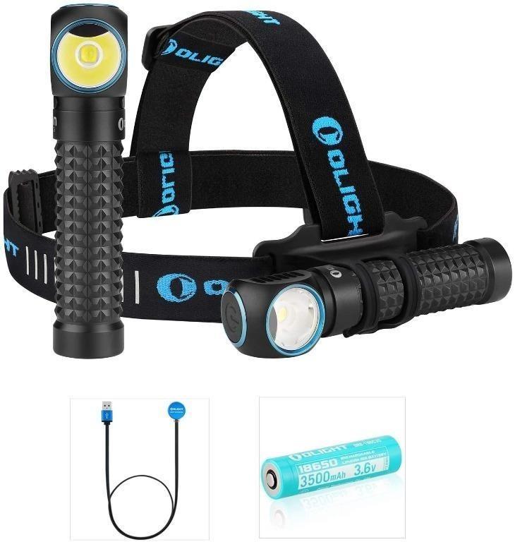 Olight Perun Head Torch 2000 lumens Cool White LED USB Magnetic ...