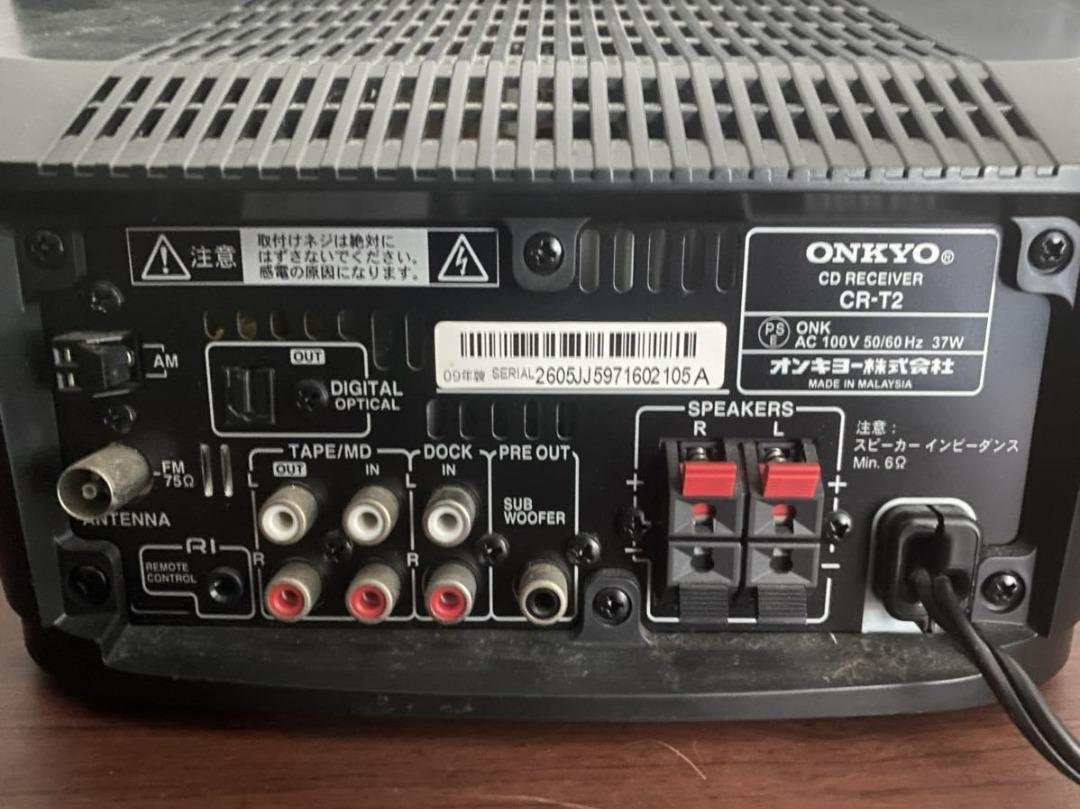 ONKYO 安橋 CD 接收機 CR-T2, 音響器材, 音樂播放裝置 MP3及CD Player - Carousell