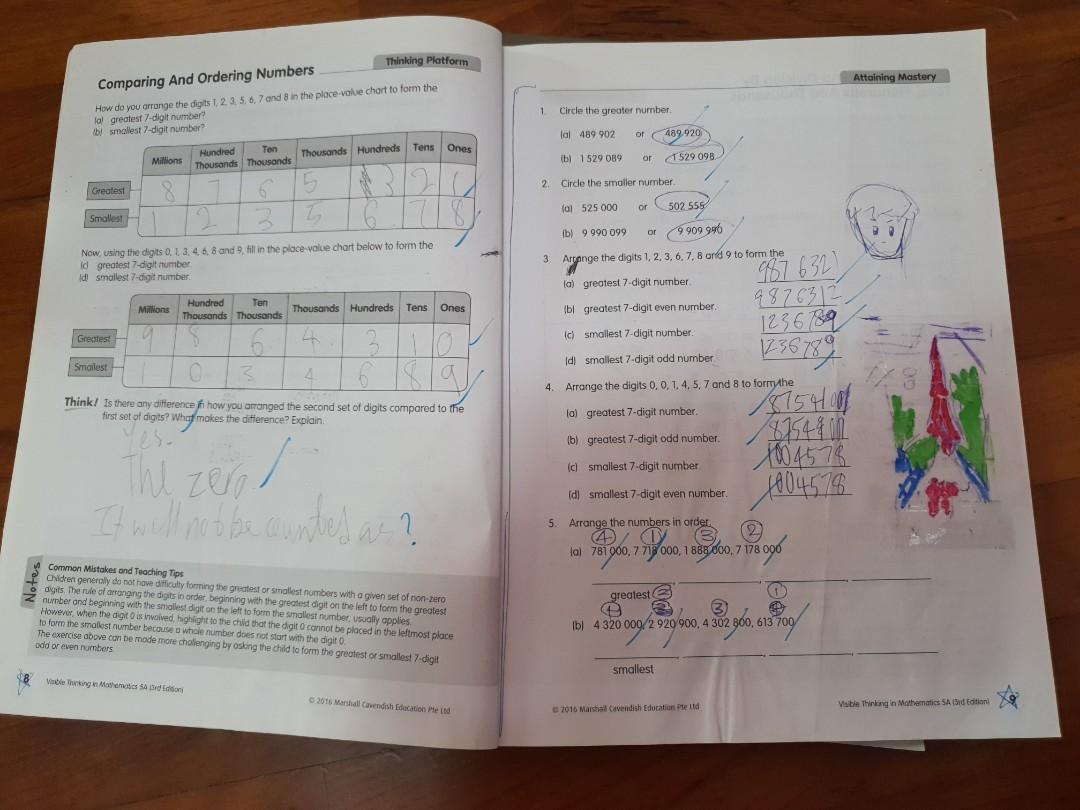 P5A & 5B Visible thinking in Mathematics, Hobbies & Toys, Books ...