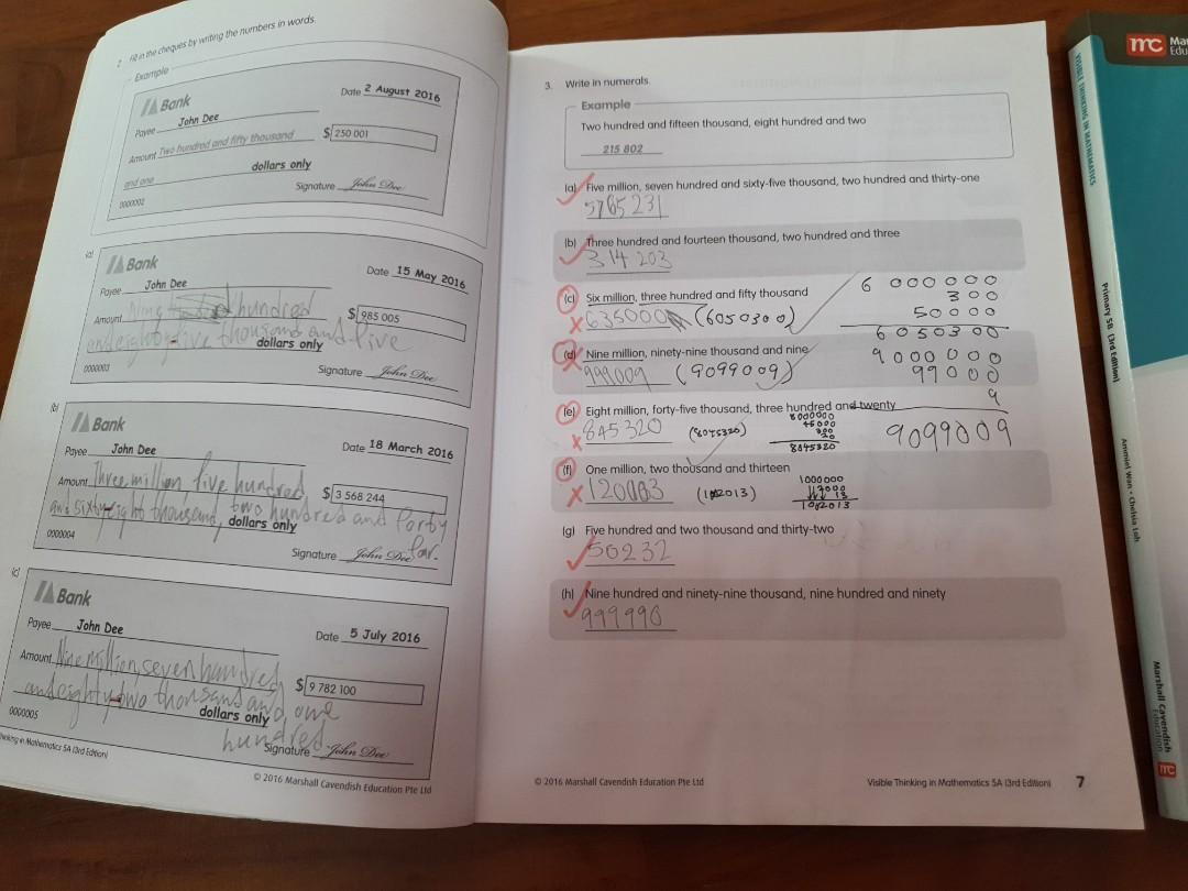 P5A & 5B Visible thinking in Mathematics, Hobbies & Toys, Books ...