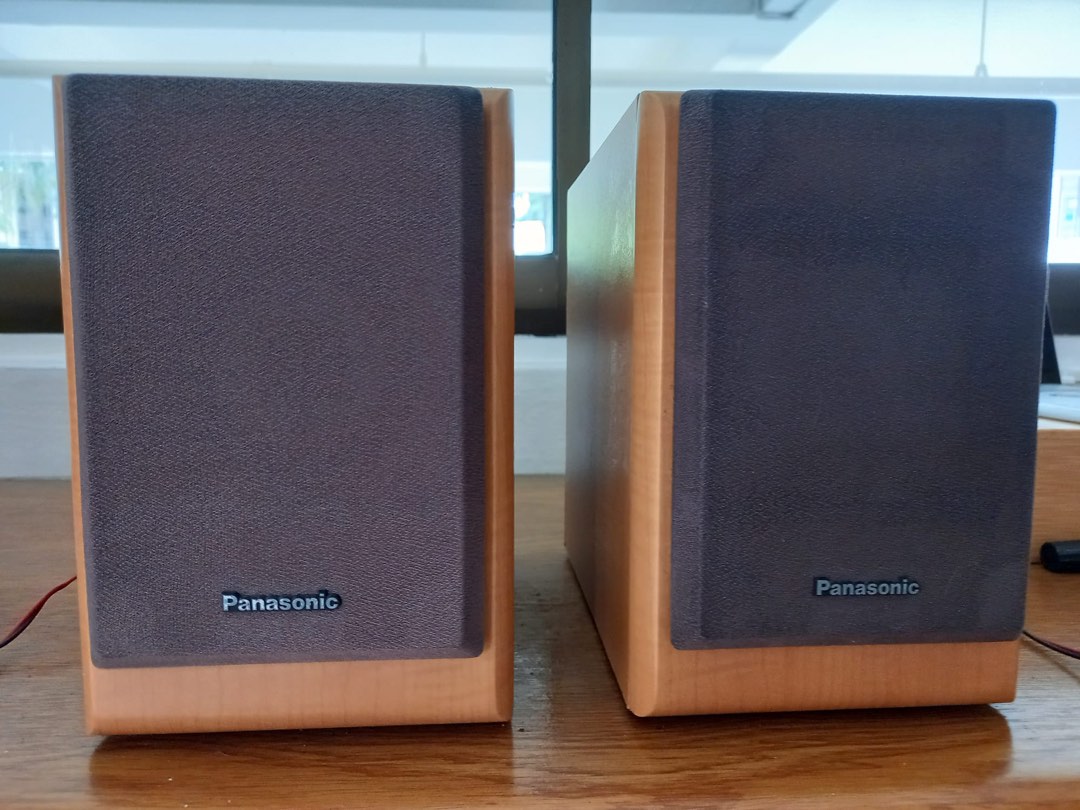 Panasonic PM SB-07 Bookshelf Speakers (1 pair), Audio, Soundbars, Speakers & Amplifiers on Carousell