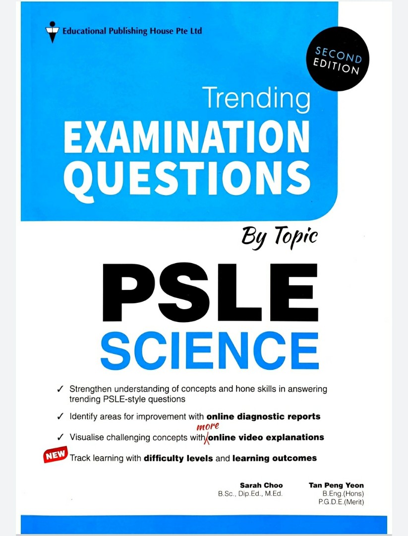 [PDF Digital Soft Copy] PSLE Science Trending Examination Questions by ...