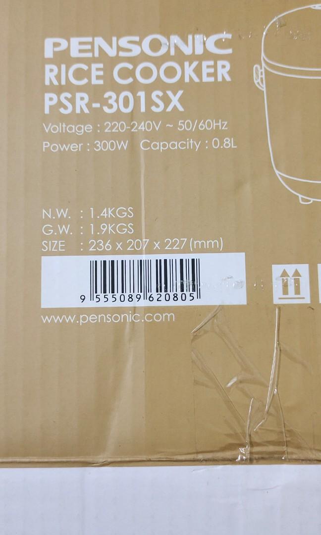 Pensonic Mini Rice Cooker, TV & Home Appliances, Kitchen Appliances ...