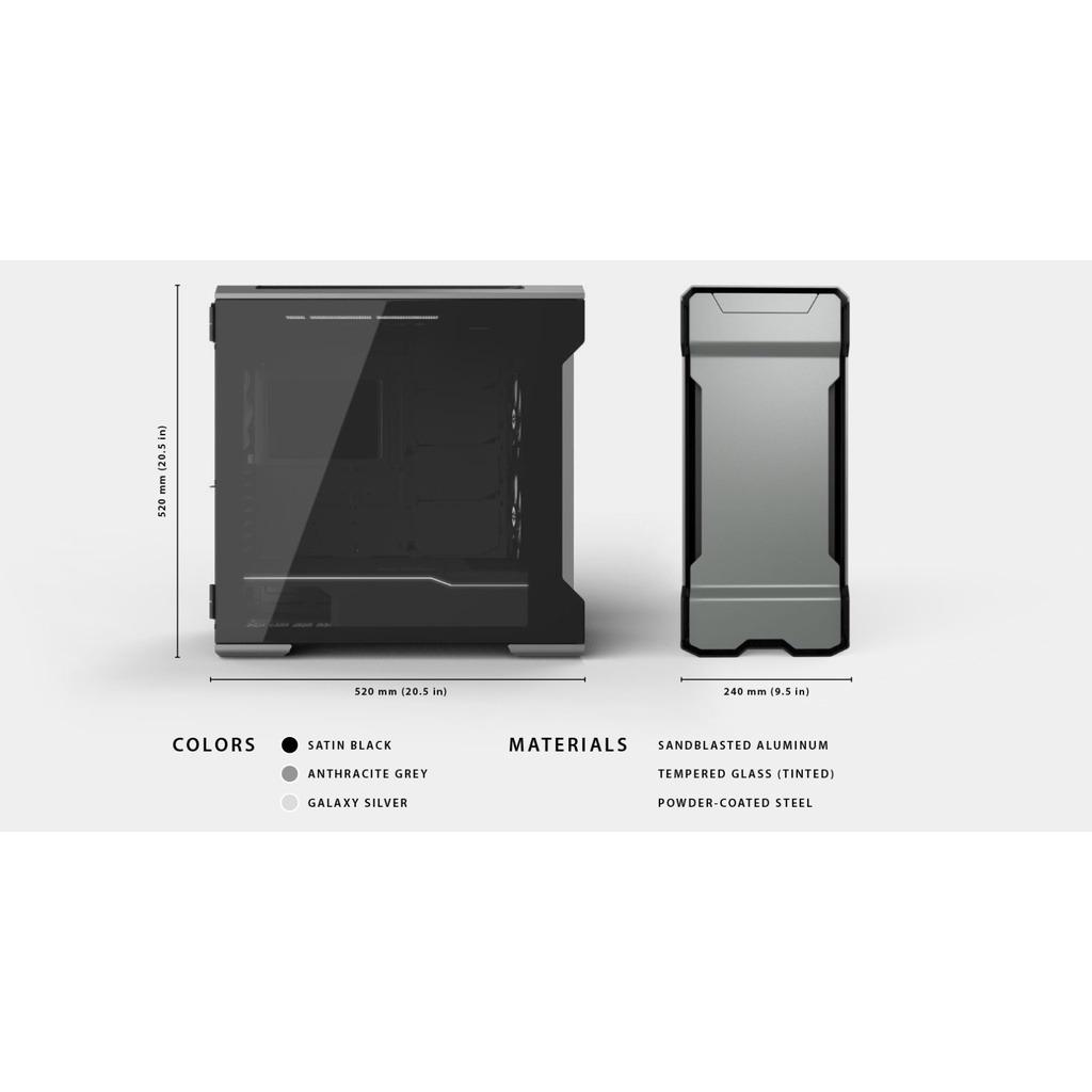 PHANTEKS ENTHOO EVOLV X Tempered glass Anodized Aluminium Panels,Powder ...