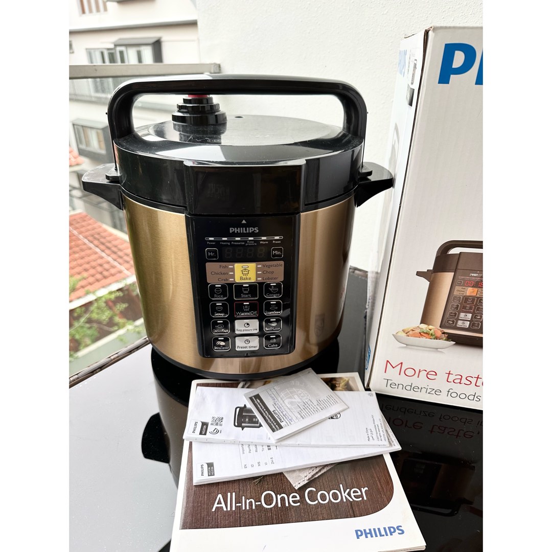 Phillips Electric Pressure Cooker HD-2139, TV & Home Appliances ...