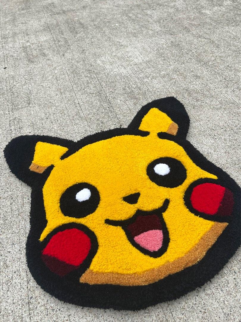 Pokemon - Pikachu Rug, Hobbies & Toys, Stationery & Craft, Handmade ...