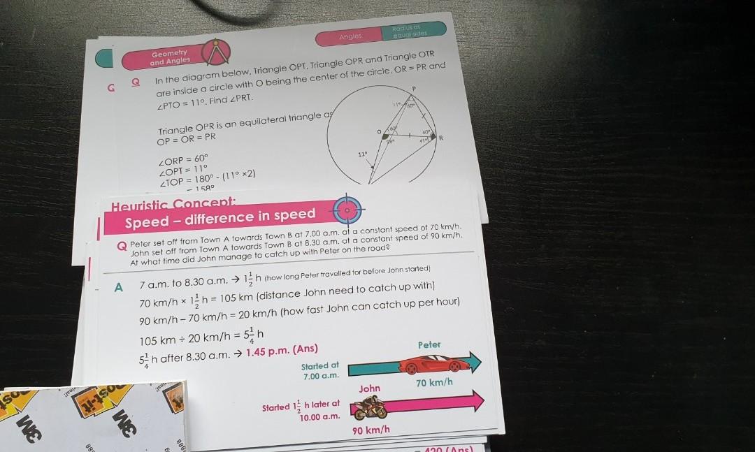 Polymath PSLE maths flashcards, Hobbies & Toys, Books & Magazines ...