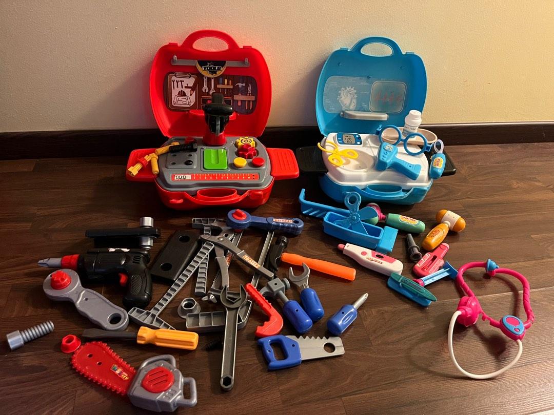 PRELOVED 2in1 : TAKE BOTH SETS Junior Builder Tools set and Doctor set ...