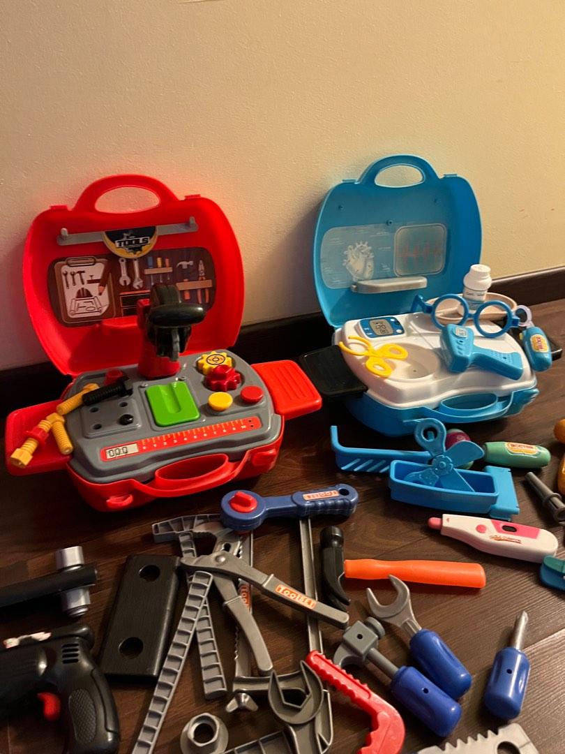 PRELOVED 2in1 : TAKE BOTH SETS Junior Builder Tools set and Doctor set ...