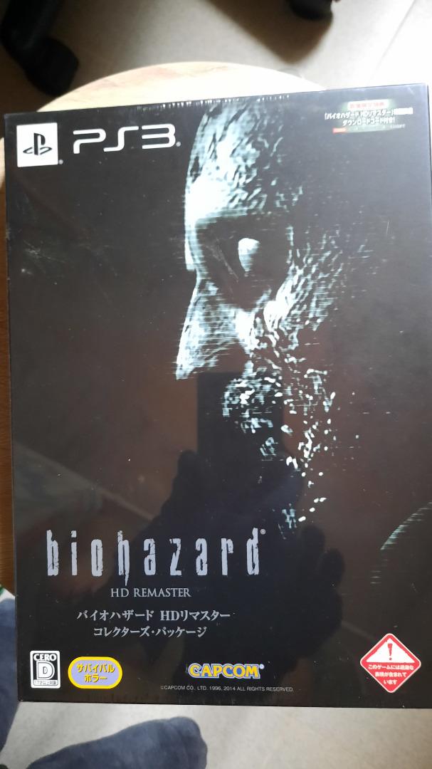 PS3 game Biohazard HD Remaster collector's package 日版 全新 生化危機 1+0 HD Resident Evil, 電子遊戲, 電子遊戲 ...