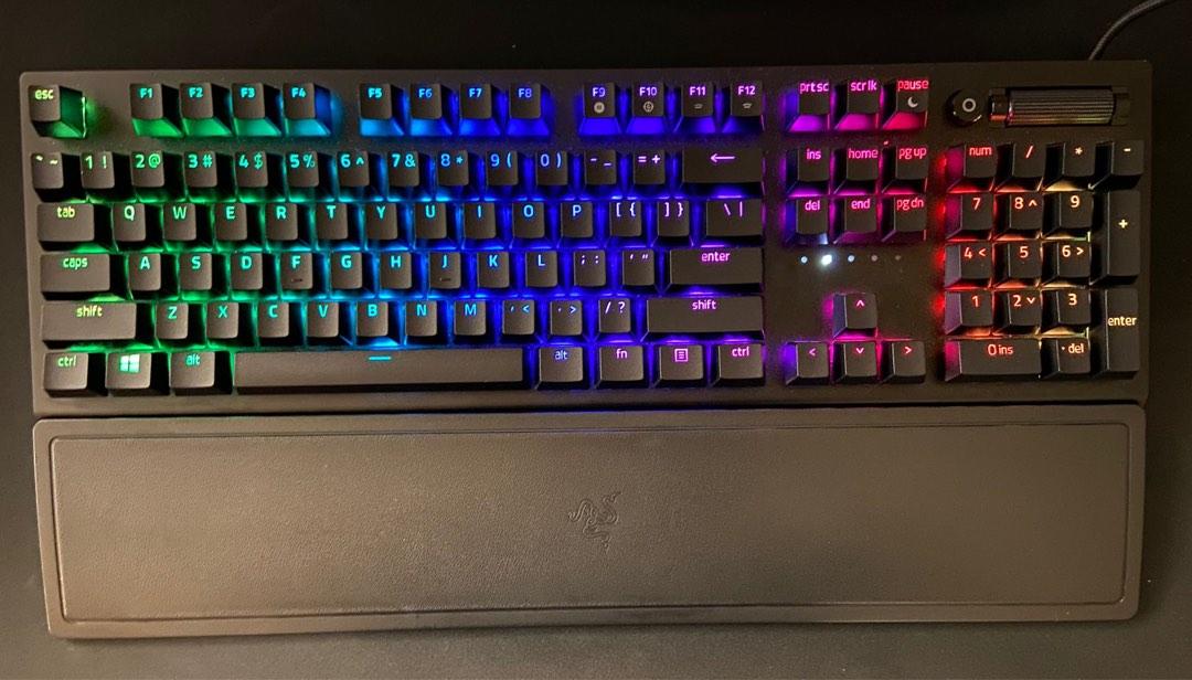 Razor black widow v3 Mechanical Gaming Keyboard, 電腦＆科技, 電腦周邊及配件, 電腦鍵盤及 ...