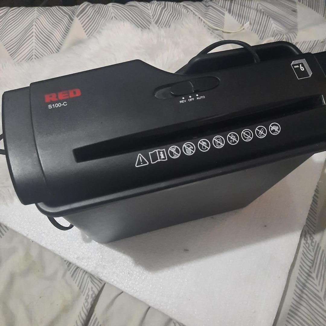 RED 7 Liters paper Shredder, Computers & Tech, Printers, Scanners ...