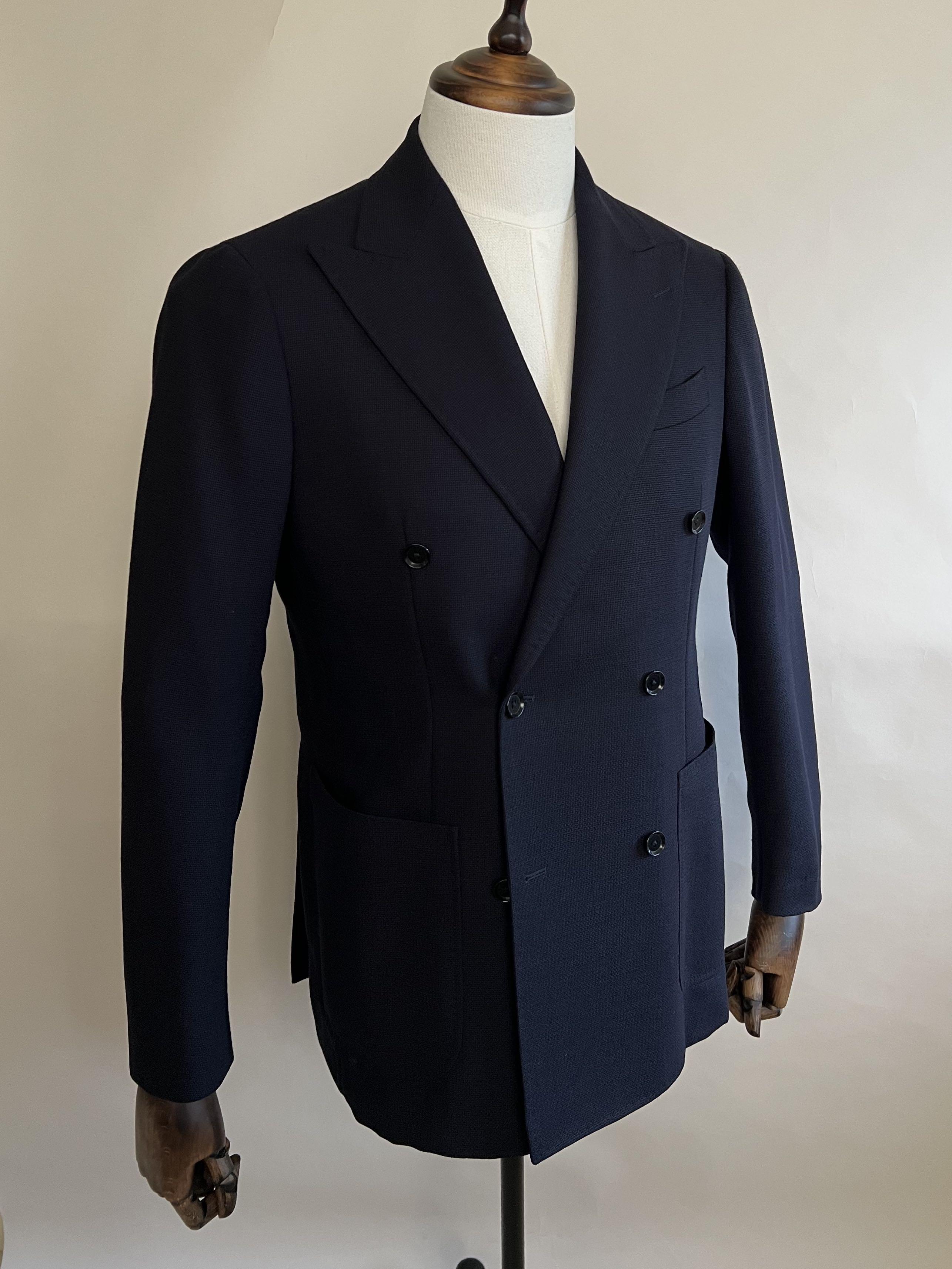 Ring Jacket Navy Double Breasted Size 50, 男裝, 外套及戶外衣服 - Carousell