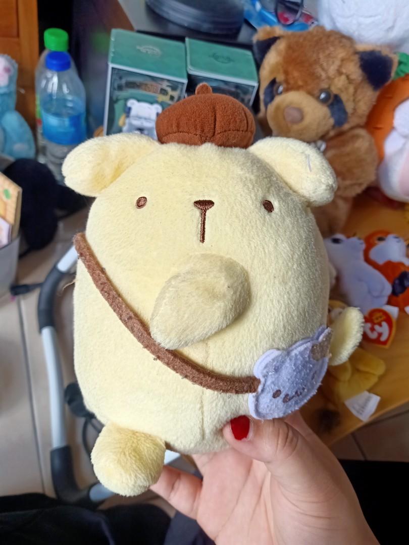 SANRIO POMPOMPURIN WITH MUFFIN SIDE BAG CUTE PLUSH SOFT TOYS PLUSHIES ...