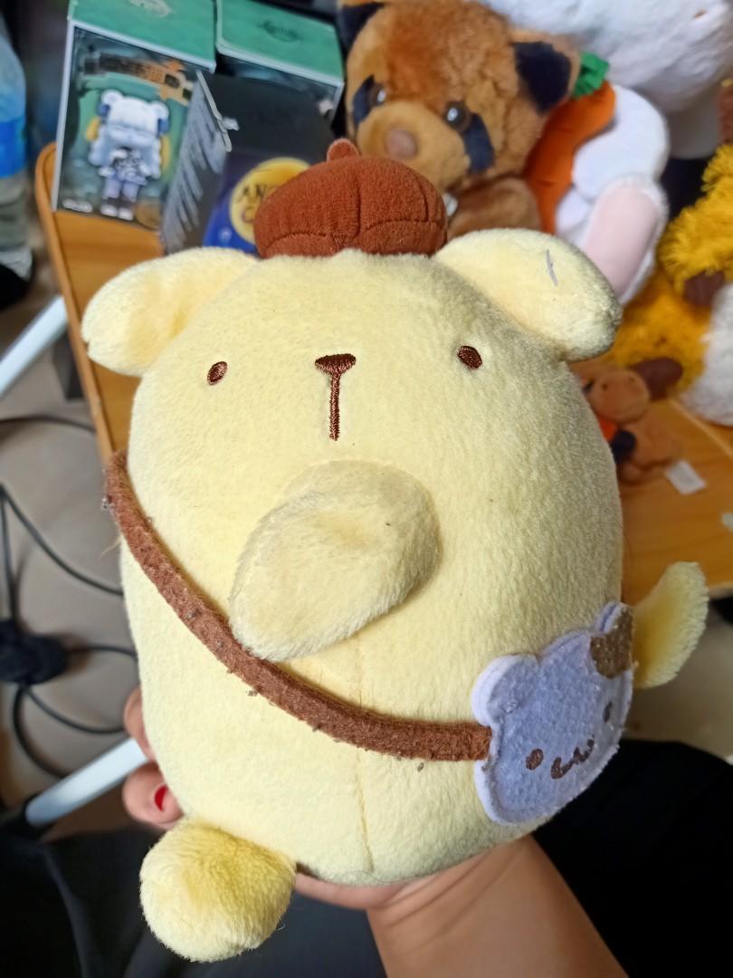 SANRIO POMPOMPURIN WITH MUFFIN SIDE BAG CUTE PLUSH SOFT TOYS PLUSHIES ...