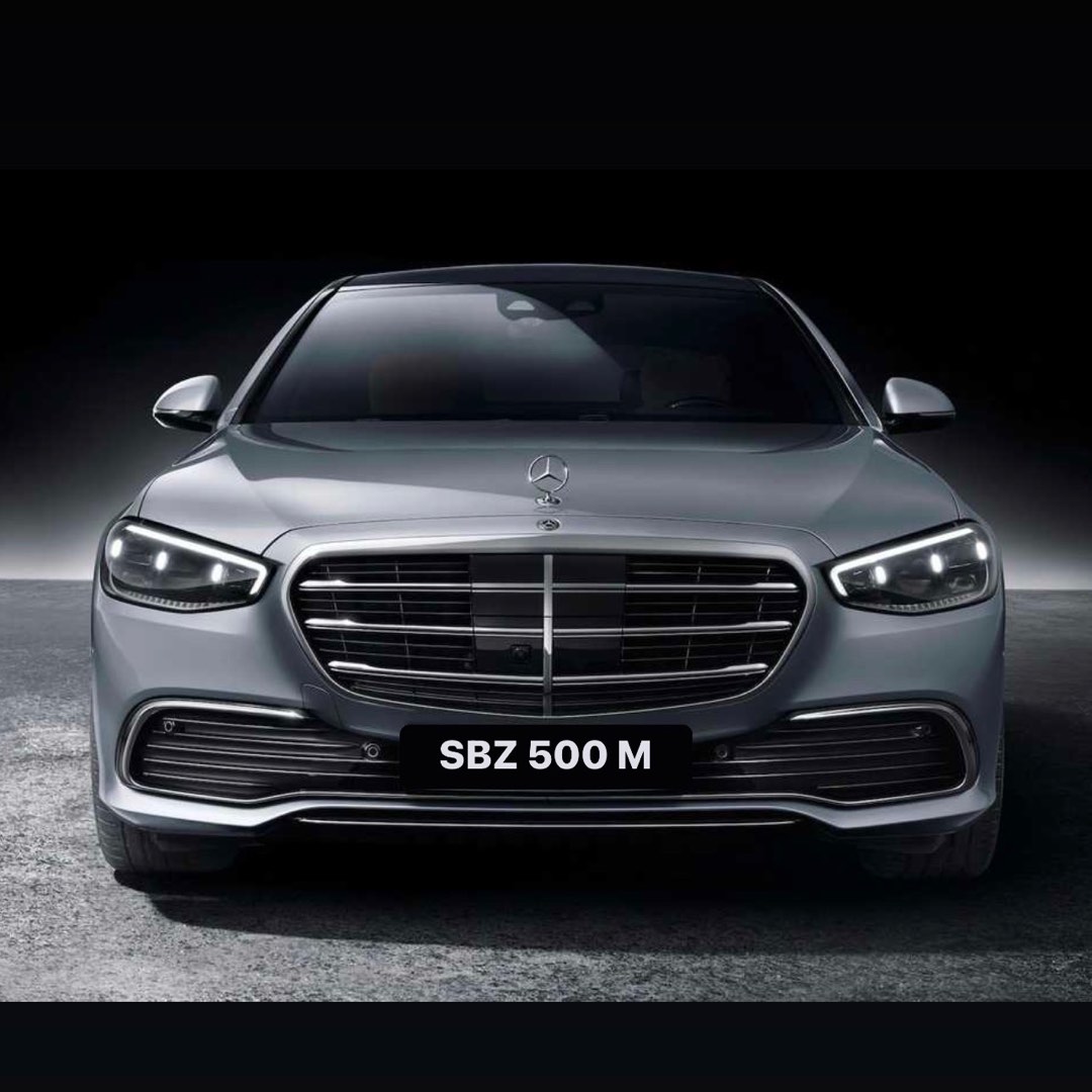 SBZ500M Auspicious Bidded Car Plate, Car Accessories, Car Plates on ...