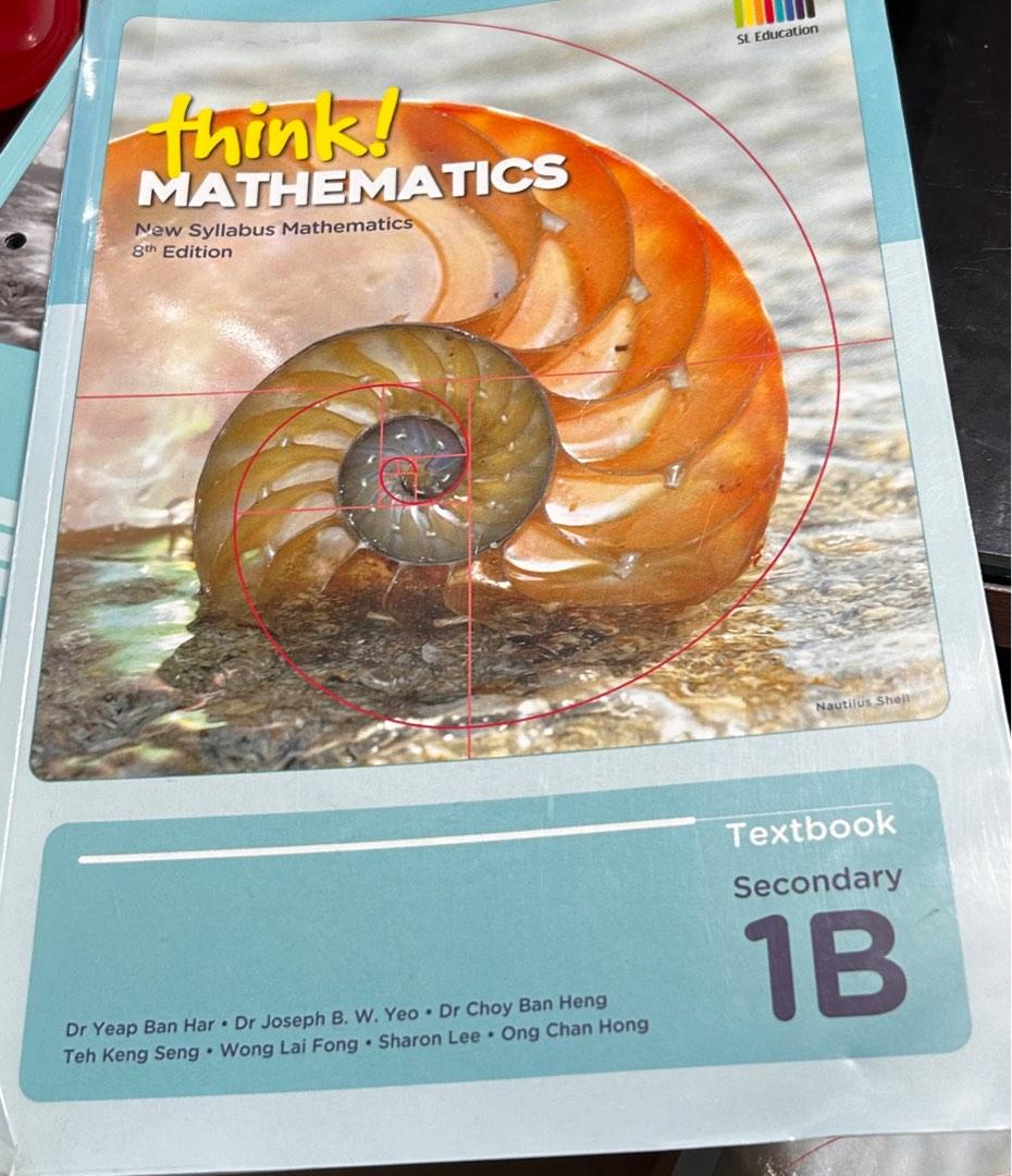 Sec 1 Math Textbook 1A and 1B, Hobbies & Toys, Books & Magazines, Textbooks on Carousell