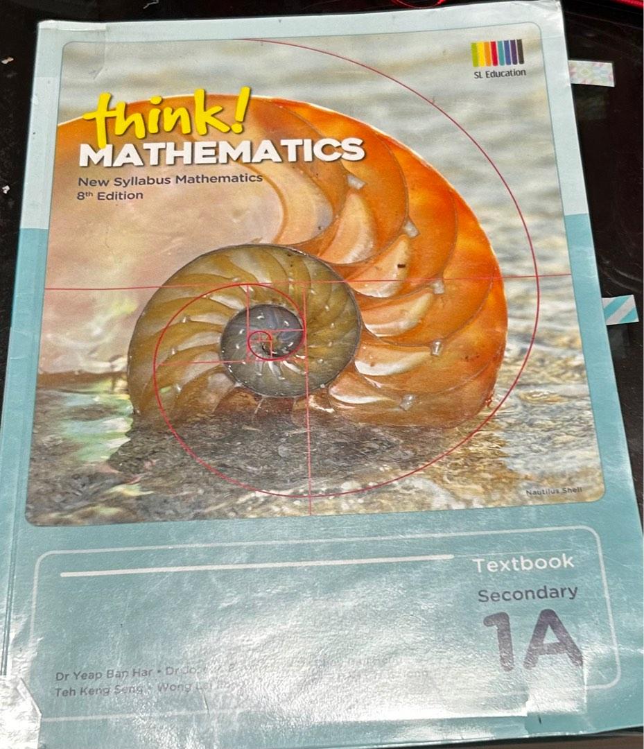 Sec 1 Math Textbook 1A and 1B, Hobbies & Toys, Books & Magazines ...
