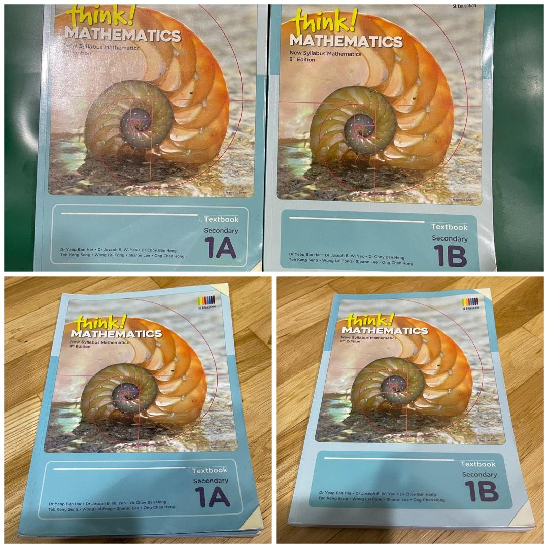 Sec 1 Math Textbooks, Hobbies & Toys, Books & Magazines, Textbooks on ...