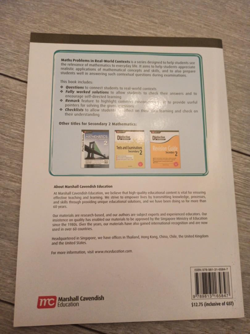Sec 2 Math Problems in Real-World Contexts (LATEST MOE SYLLABUS ...