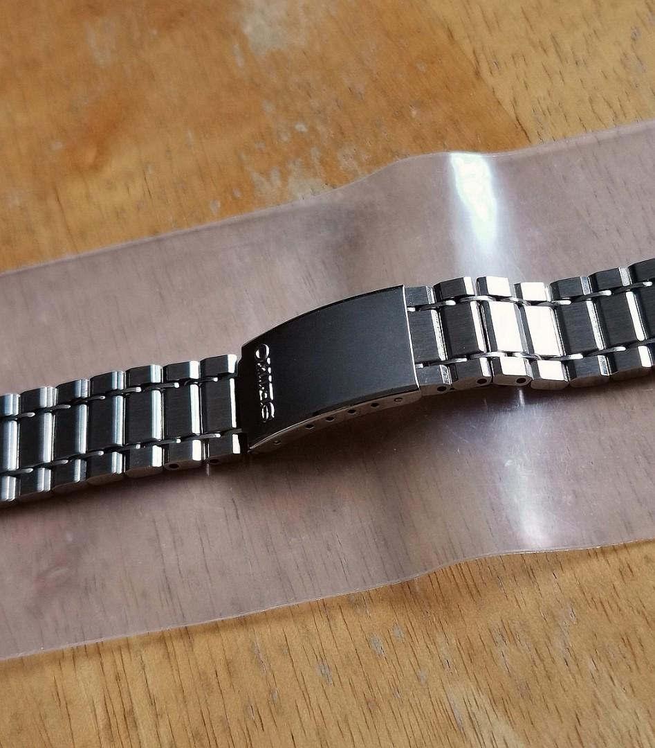 Seiko Stelux STL 19mm Watch Bracelet (Brand New), Men's Fashion ...