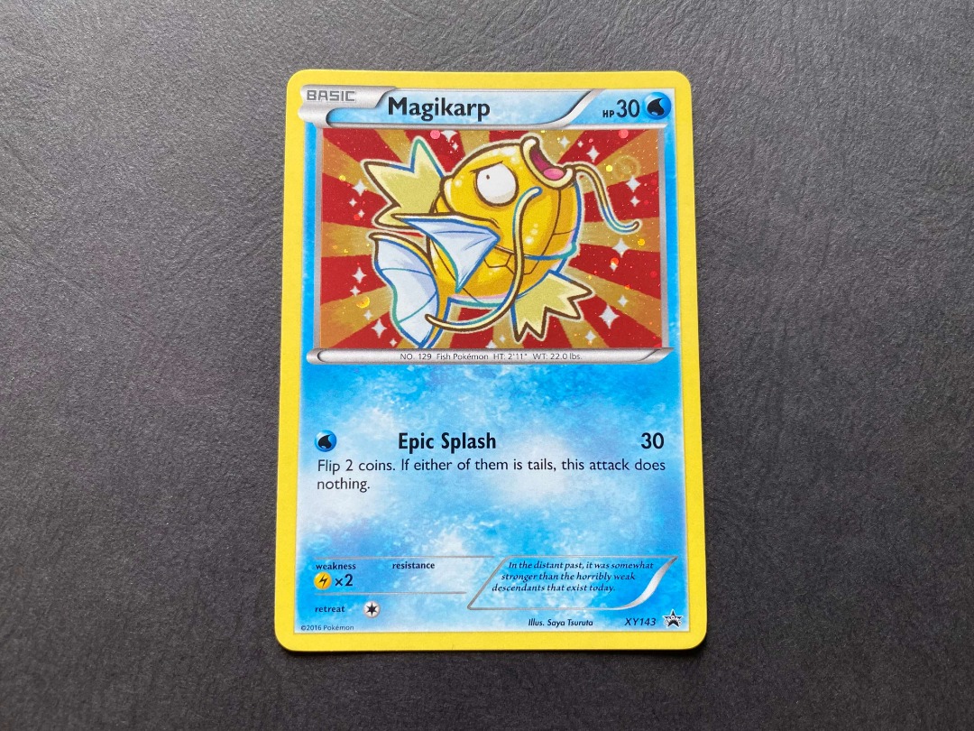 Shiny Magikarp XY143 - Promo (Pokemon Card / Pokemon TCG), Hobbies ...